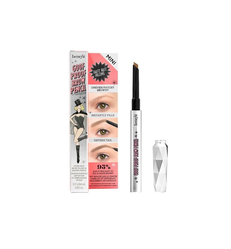 Benefit Mini Goof Proof Eyebrow Pencil 3 Warm Light Brown – Perfume Dubai